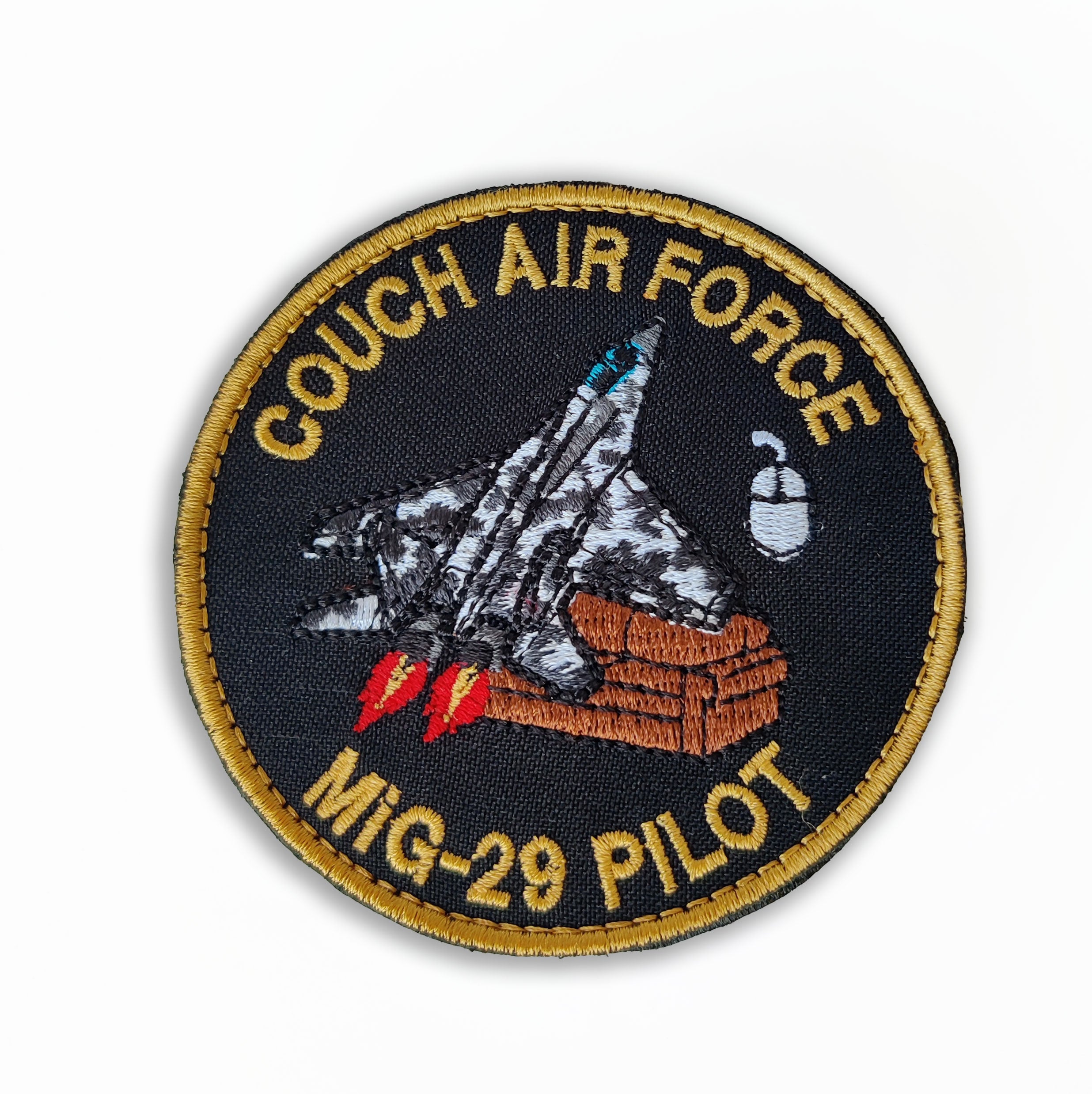 MiG-29 Velcro Patch | Couch Air Force Edition