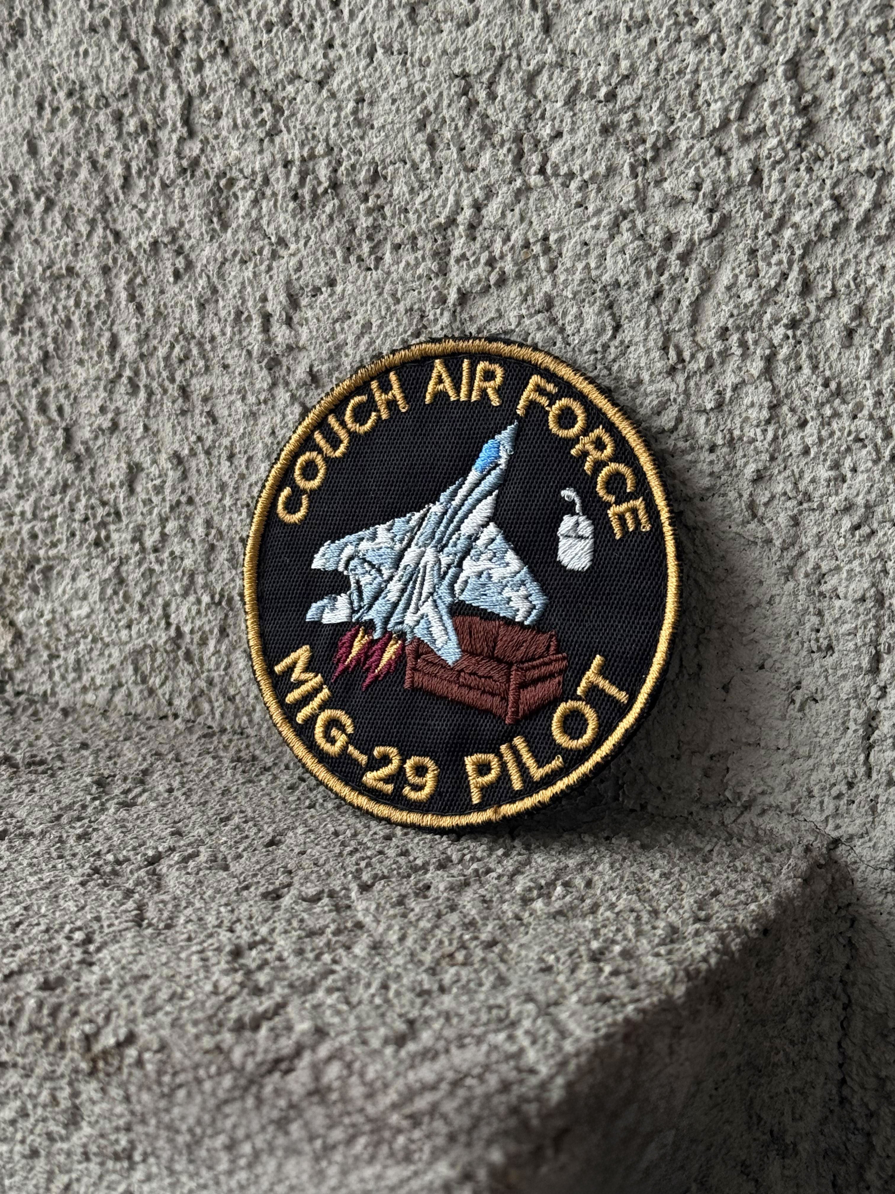 MiG-29 Velcro Patch | Couch Air Force Edition