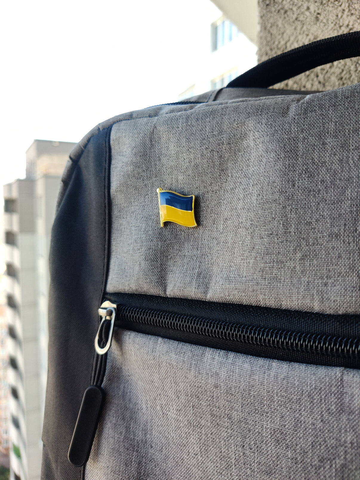 Ukrainian Flag Pin | Minimalist Enamel Lapel Badge