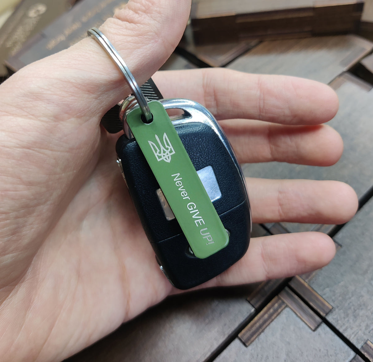 Genuine Tank Steel Keychain | Handmade in Ukraine