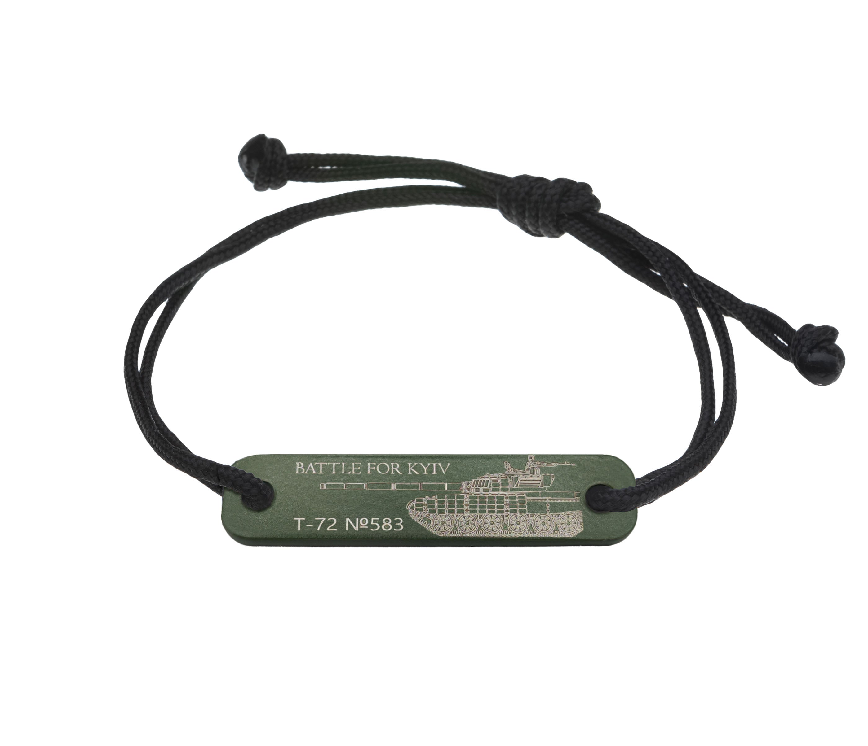 Ukrainian Tank Bracelet | Handmade Steel Accessory