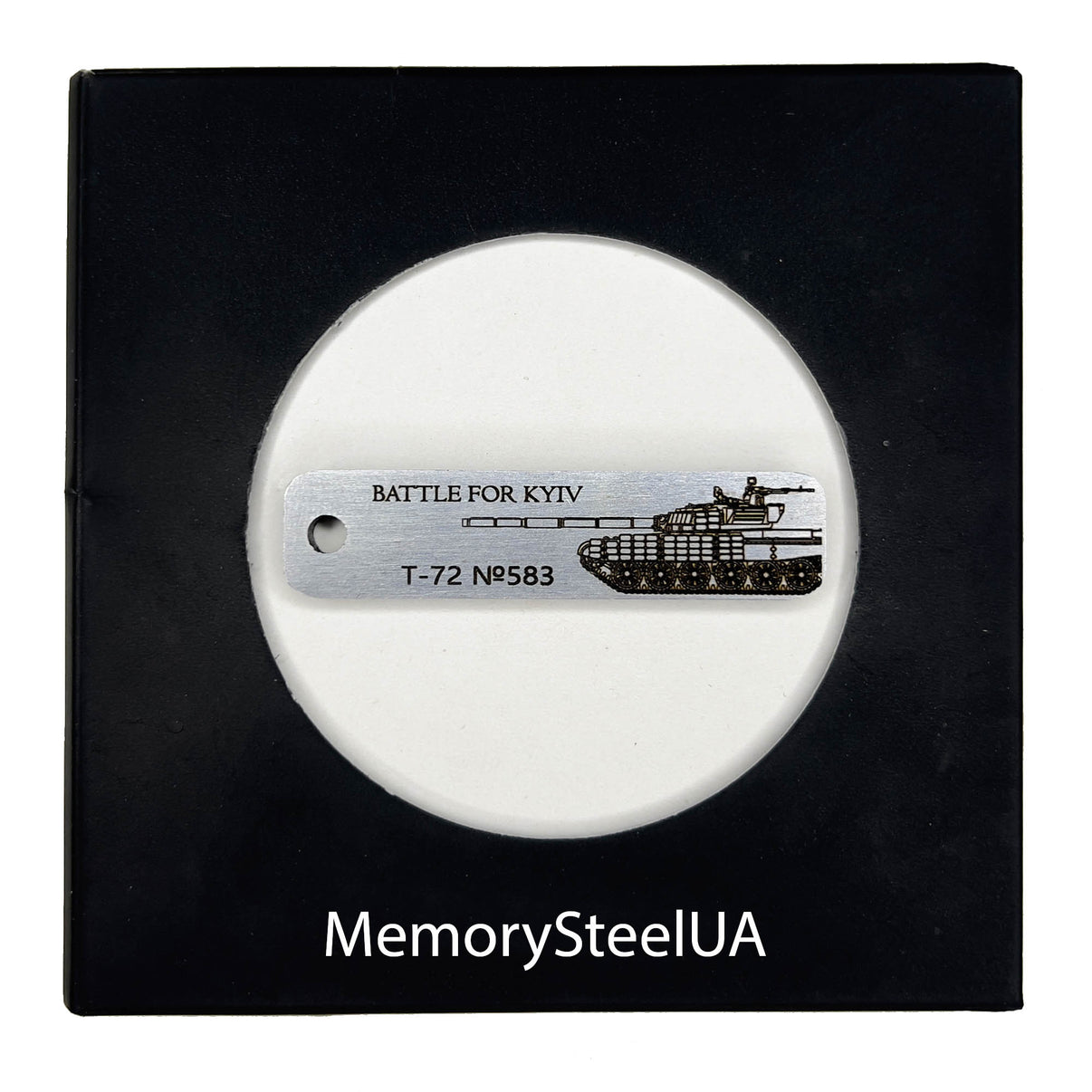 Real Military Keychain from Ukraine | MemorySteel