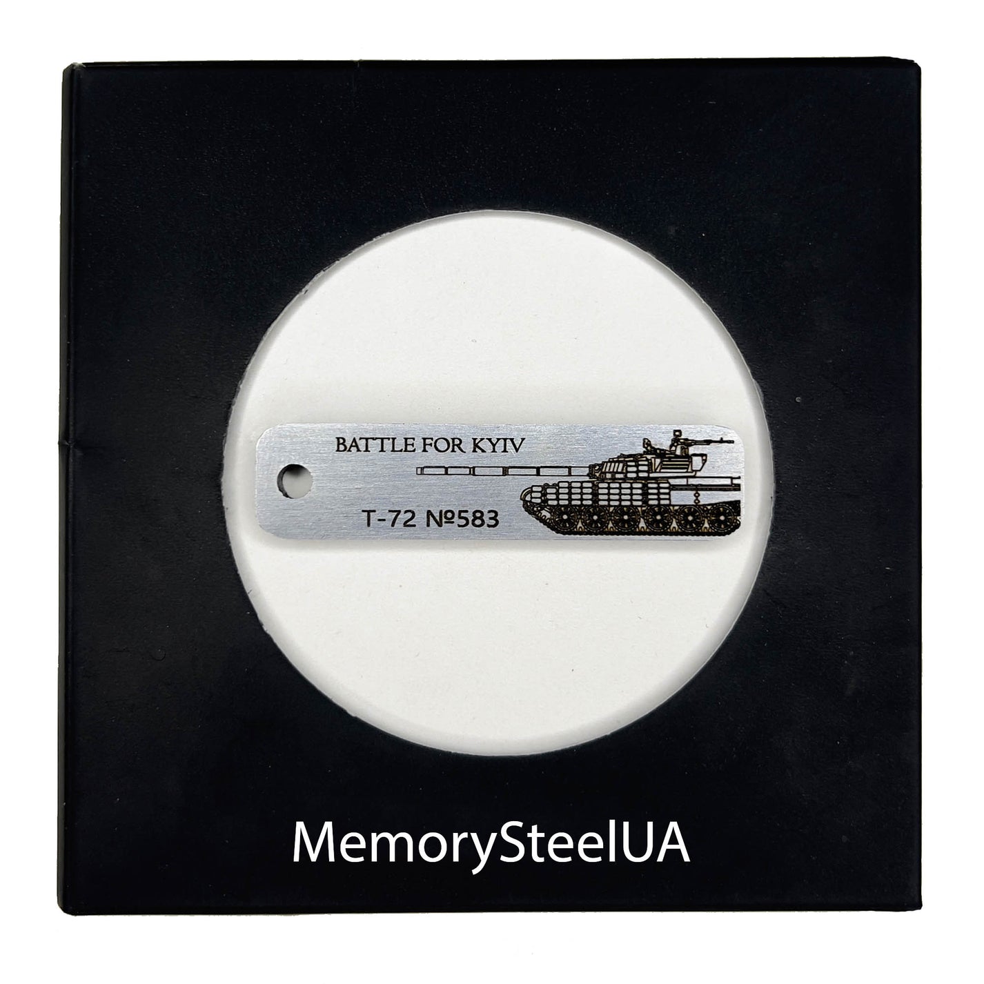 Real Military Keychain from Ukraine | MemorySteel